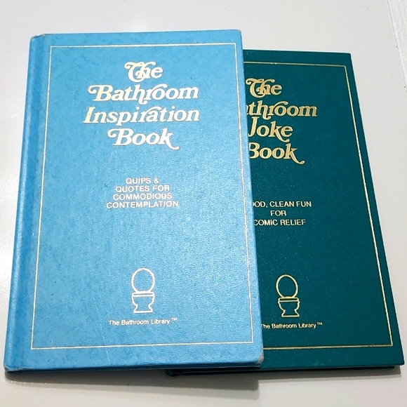 Accents | 2pc Bathroom Inspiration And Bathroom Joke Book | Poshmark